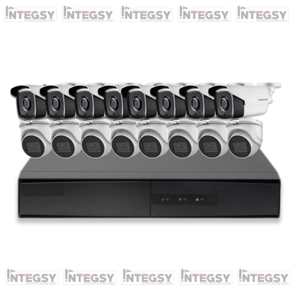 Kit vidéosurveillance Hikvision 2MP 16 Cameras et XVR - Integsy Tunisie