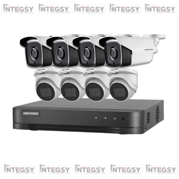 Kit vidéosurveillance Hikvision 5MP 8 Cameras et XVR - Integsy Tunisie